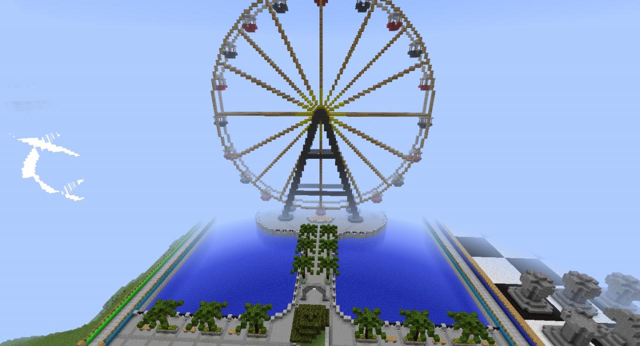 I made a Ferris Wheel Minecraft Map