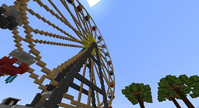 I made a Ferris Wheel Minecraft Map