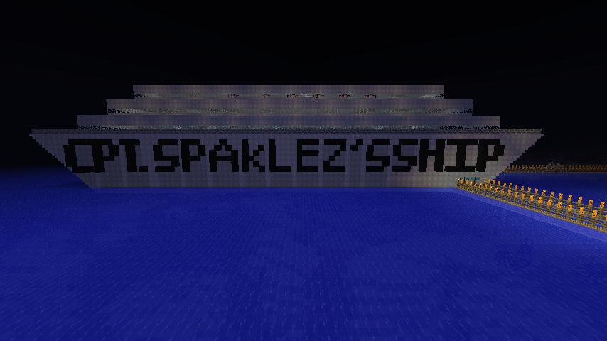 CaptainSparklez's Ship! Minecraft Map