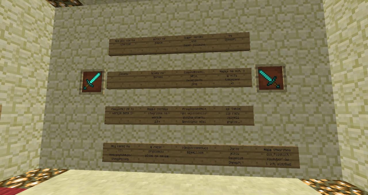 Minecraft Heroes and Villains!!! Minecraft Map