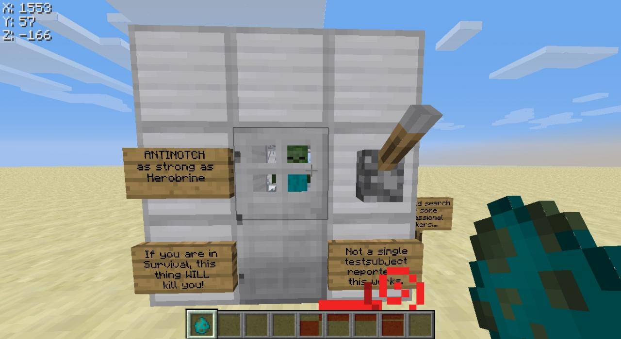 Random stuff made with MCedit Minecraft Map