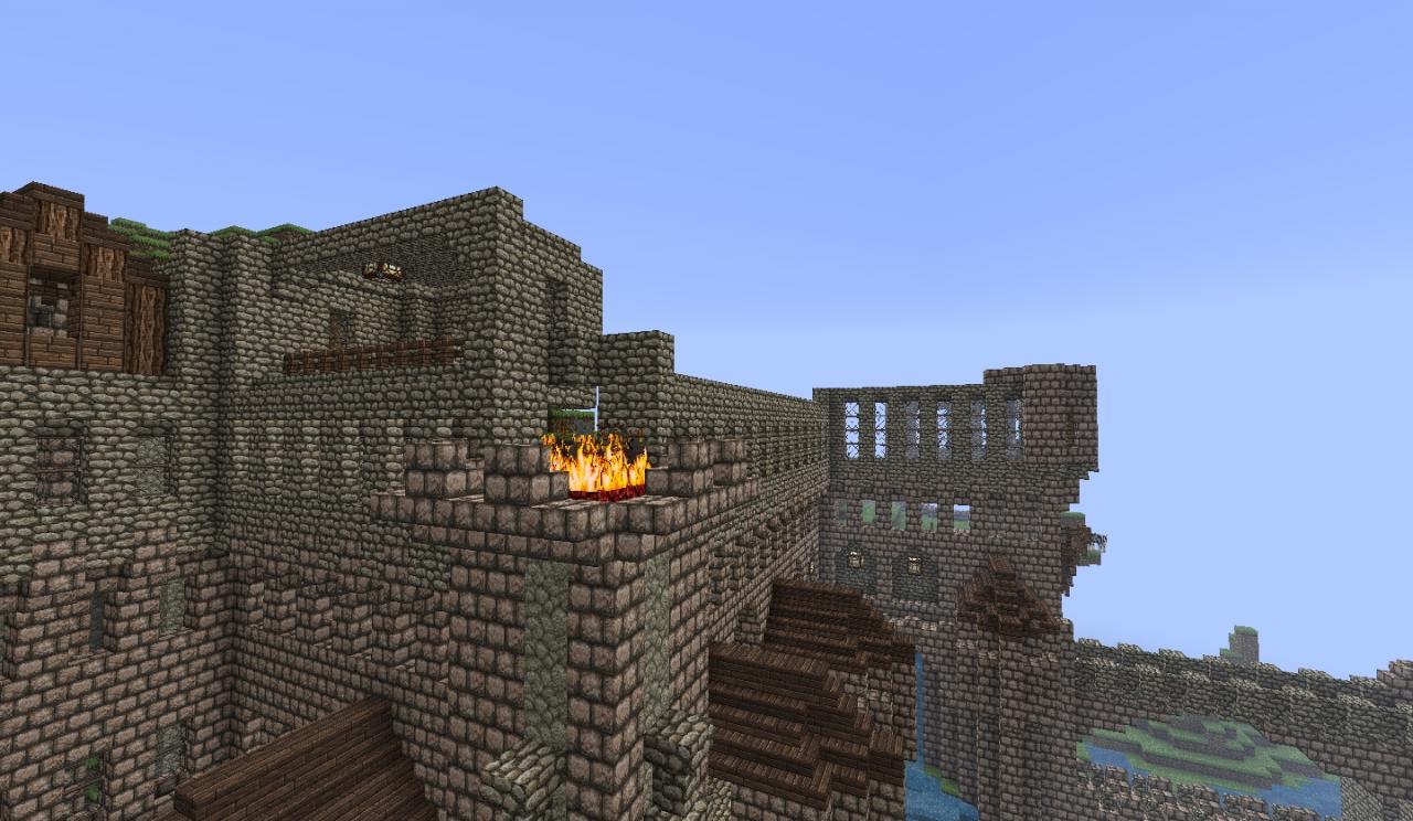 epic medieval castle Minecraft Map