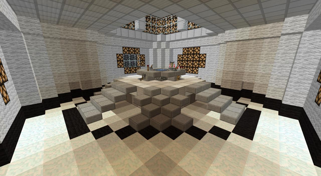 Futuristic Tardis console room (commishion) Minecraft Map