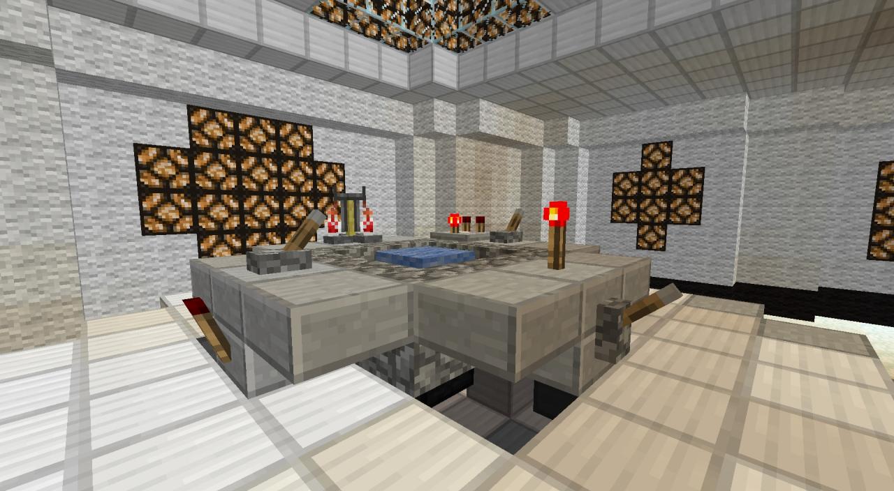 Futuristic Tardis console room (commishion) Minecraft Map