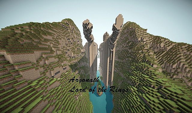 argonath (lord of the rings) [Download + Cinematic] Minecraft Map
