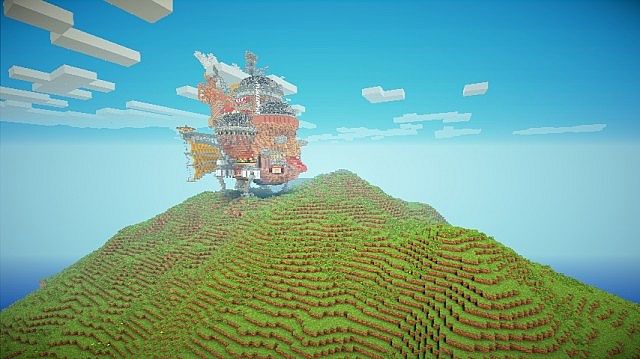 Howl's Moving Castle Minecraft Map