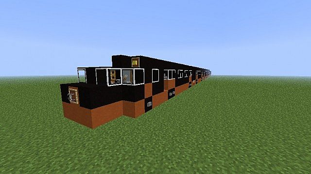 Illinois central train Minecraft Map
