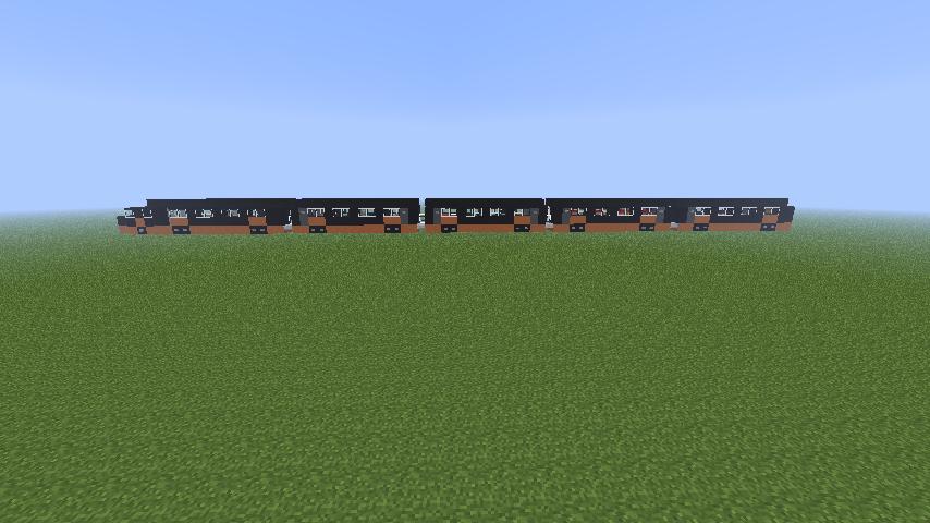 Illinois central train Minecraft Map