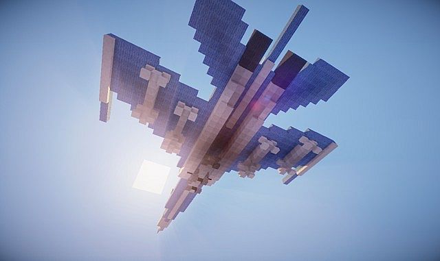 SU-27 Flanker Minecraft Map