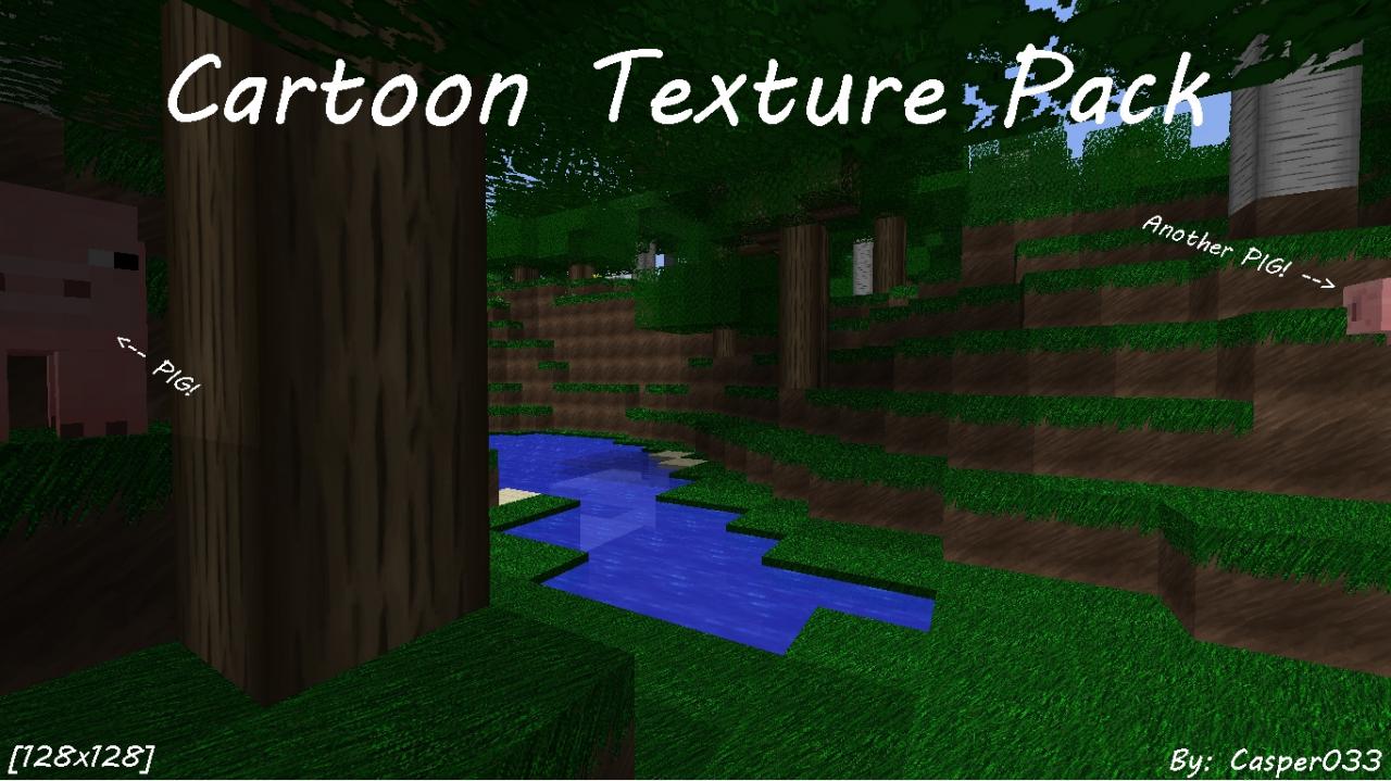 MineCartoonCraft [128x128] (V.1.7.8) Minecraft Texture Pack