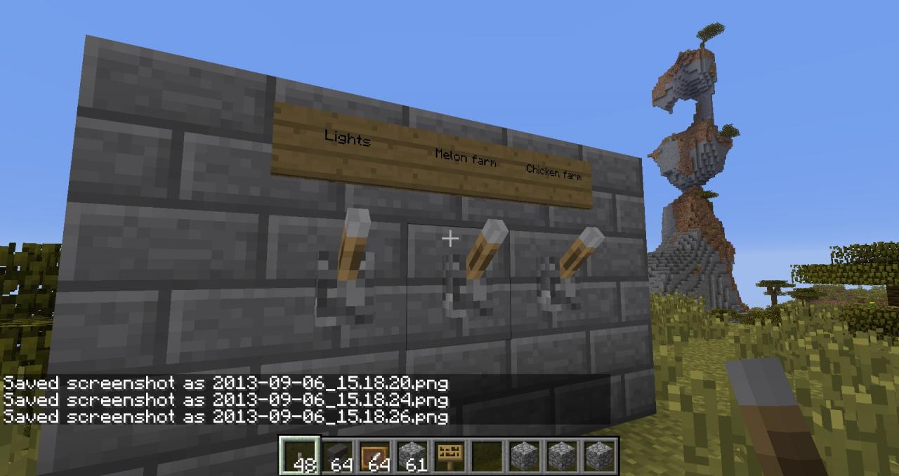 Named levers Minecraft Map