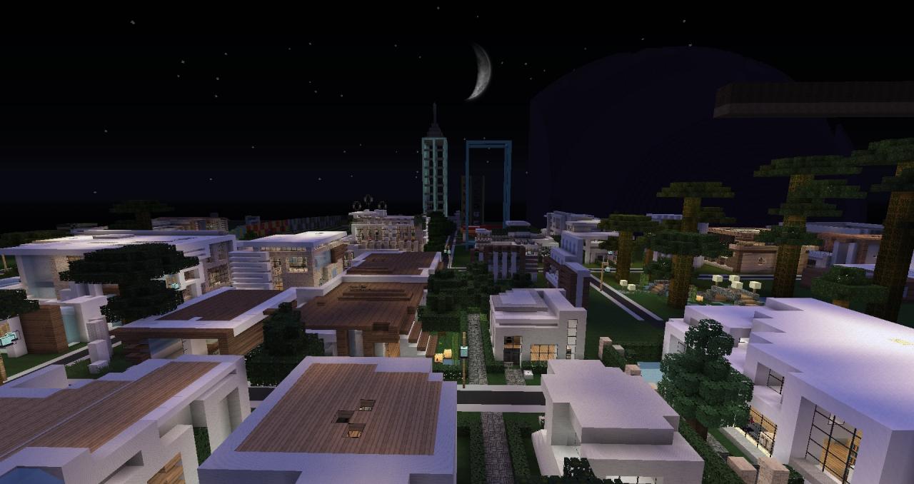 skyline Minecraft Map