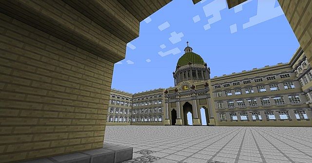 Berlin City Palace 1:1 scale replica Minecraft Map