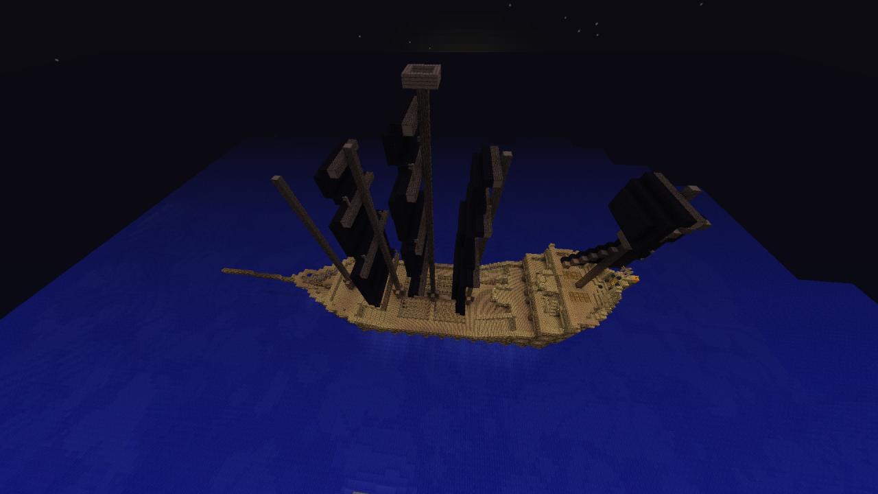 Destiny's Bounty, Very Detailed Ship Minecraft Map