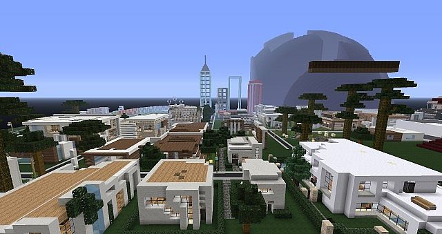 skyline Minecraft Map