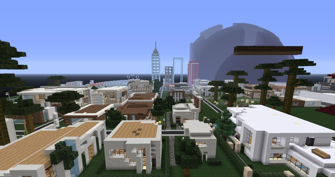 skyline Minecraft Map
