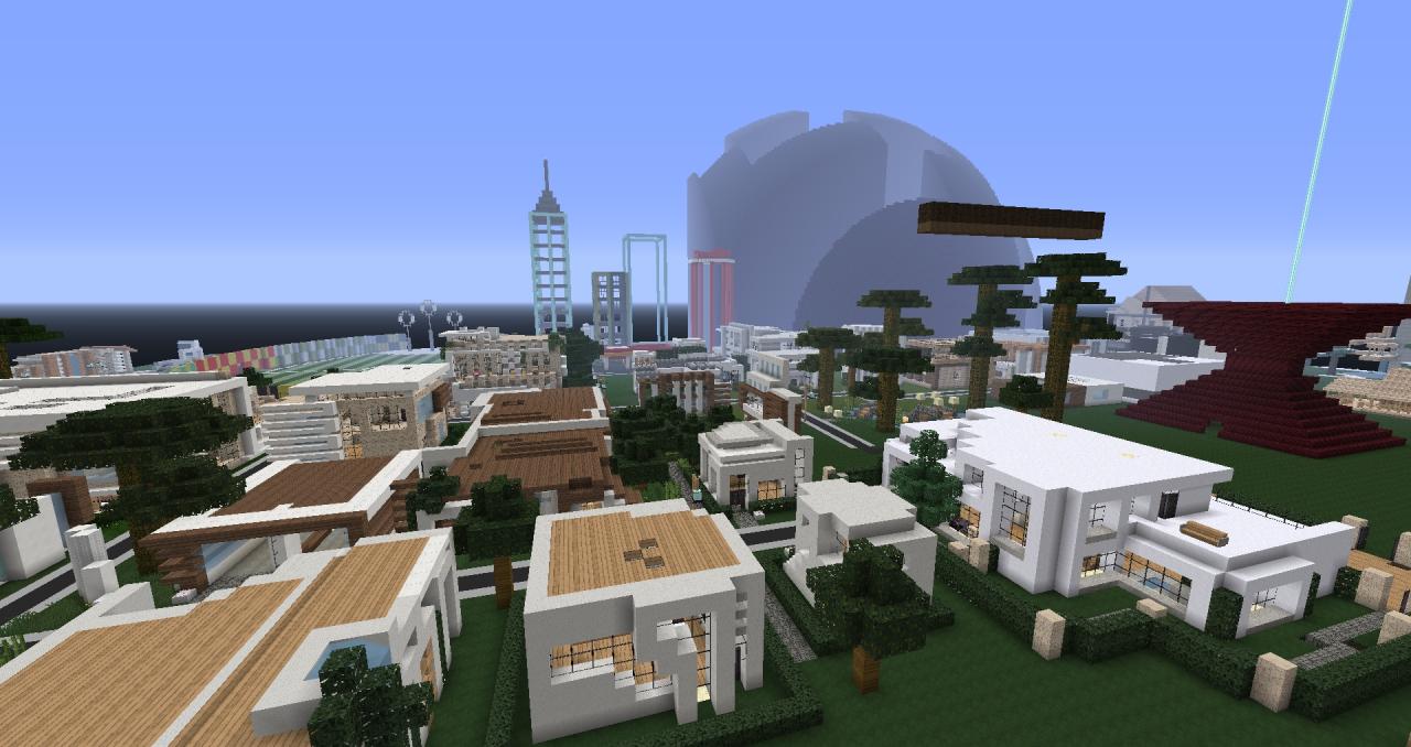skyline Minecraft Map
