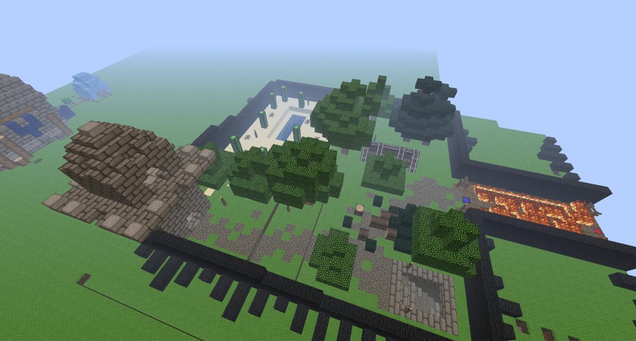 Red Vs. Blue MEDIEVAL Minecraft Map