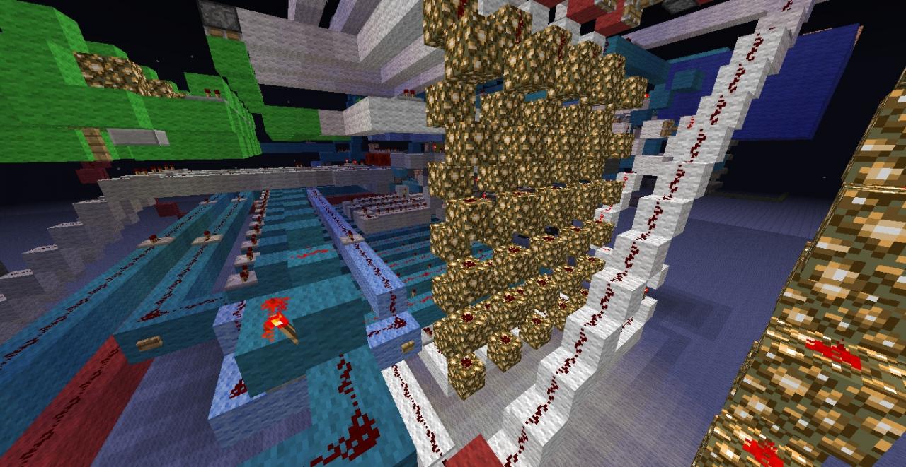 Minecraft Redstone Minigame: Get the arrow Minecraft Map