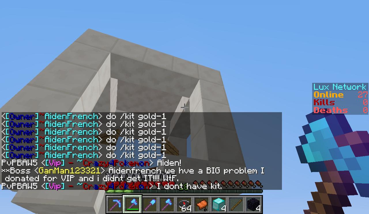 Lux PvP Server (Looking for Staff Members!!!)[Hurry before the spots ...