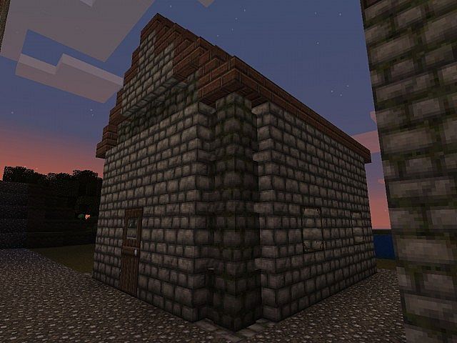 Cobblestone House - Single Floor Minecraft Map