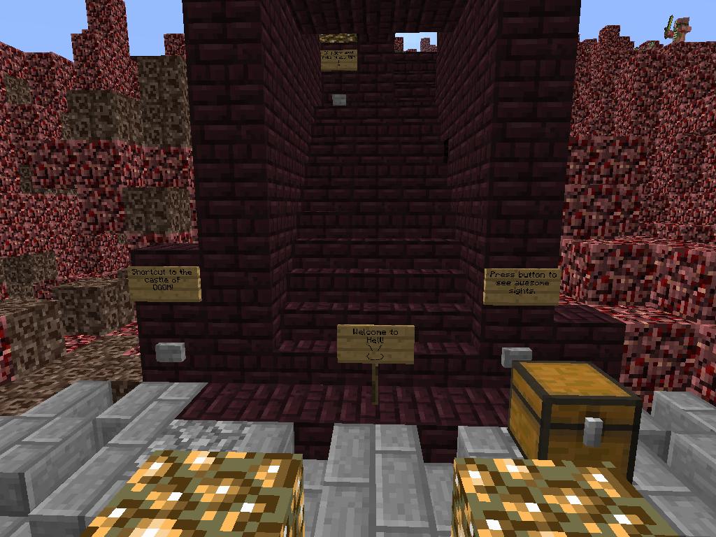 The Castle of DOOM! Minecraft Map