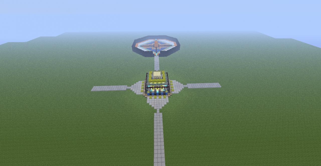 Server Spawn w/ PvP Arena Minecraft Map
