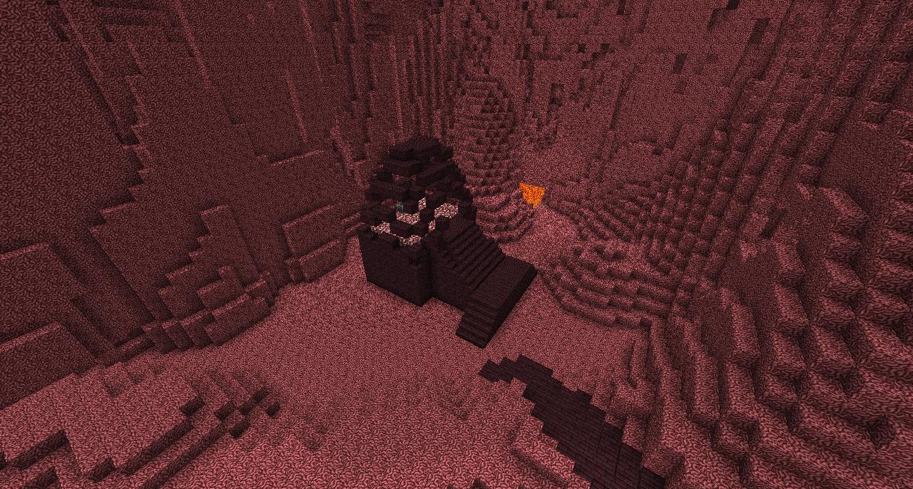 Capture the Flag Nether Fortress Minecraft Map