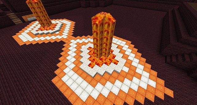 Capture the Flag Nether Fortress Minecraft Map
