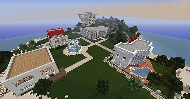 Modern Island Minecraft Map