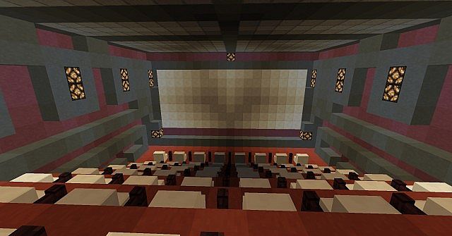 Working Movie Theater Minecraft Map