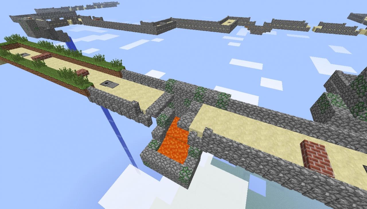 [Temple Run 2] Awesome Jump&Run Map ! Minecraft Map