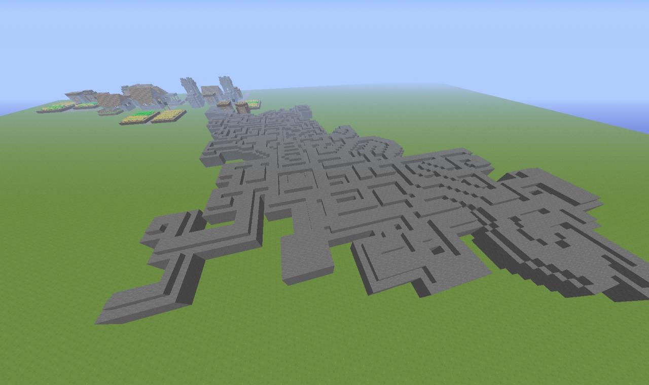 Grass Floor Maze Minigame V1! Minecraft Map