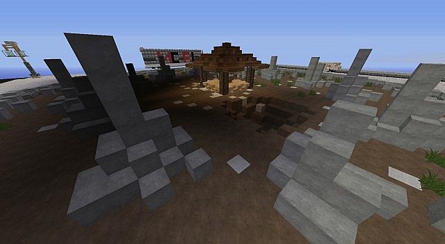 Sector - Survival games with guns - map for mc-rl.com Minecraft Map