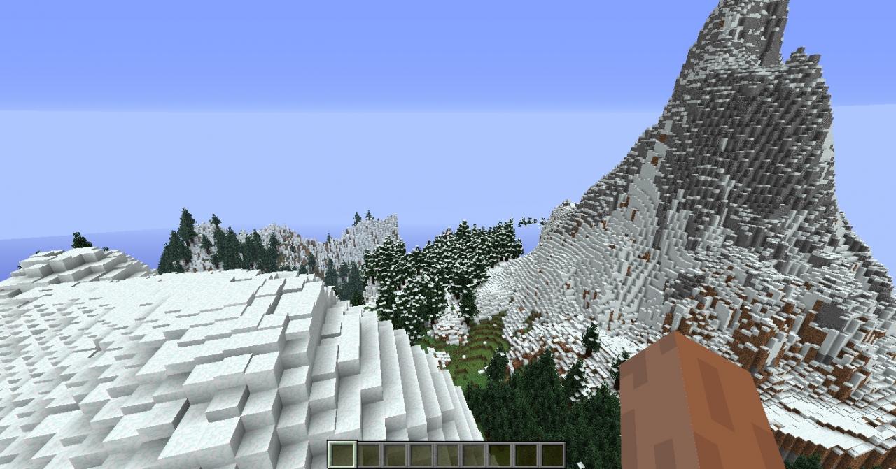 Snowy Mountains Map Minecraft Map