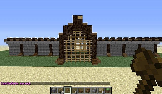 Medieval Castle Gate Minecraft Map
