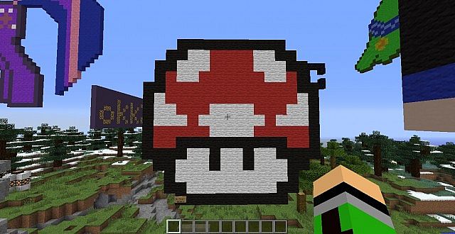 Mario Mushroom Minecraft Map