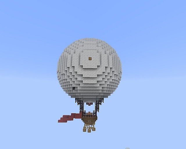 Hot air balloon Minecraft Map