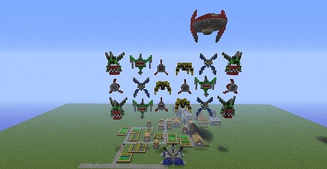 Space Invaders Revamped Minecraft Map