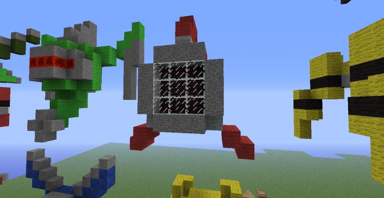 Space Invaders Revamped Minecraft Map