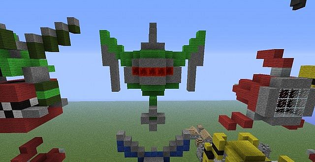 Space Invaders Revamped Minecraft Map