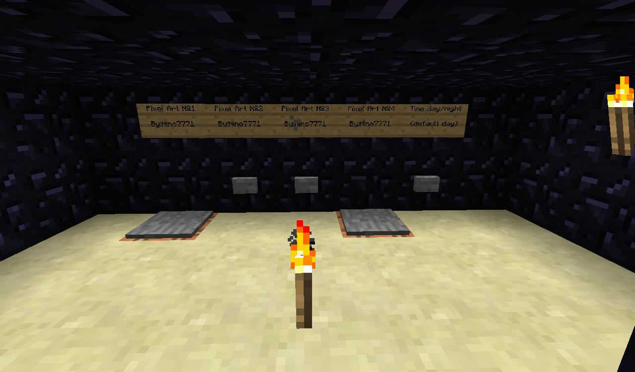 Portal 2 Pixel Art Collection Minecraft Map