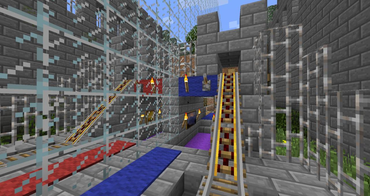 Team Minecart Payload Race Minecraft Map