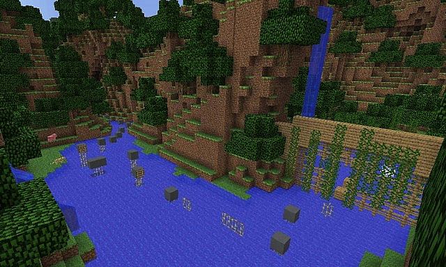 Custom & Parkour map! Minecraft Map