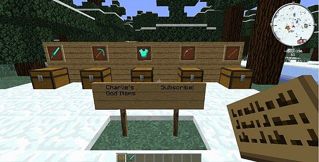 Charlie's God Items Minecraft Map