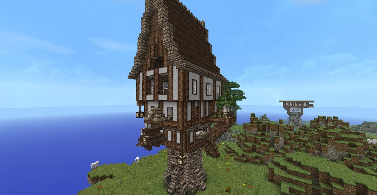Steampunk Propeller House Minecraft Map