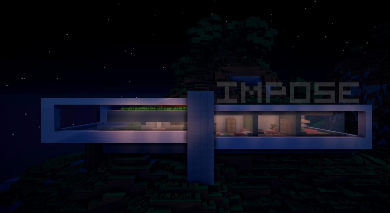 "Impose." A Modern Home Minecraft Map