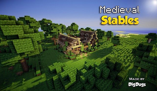 Medieval Stables Minecraft Map