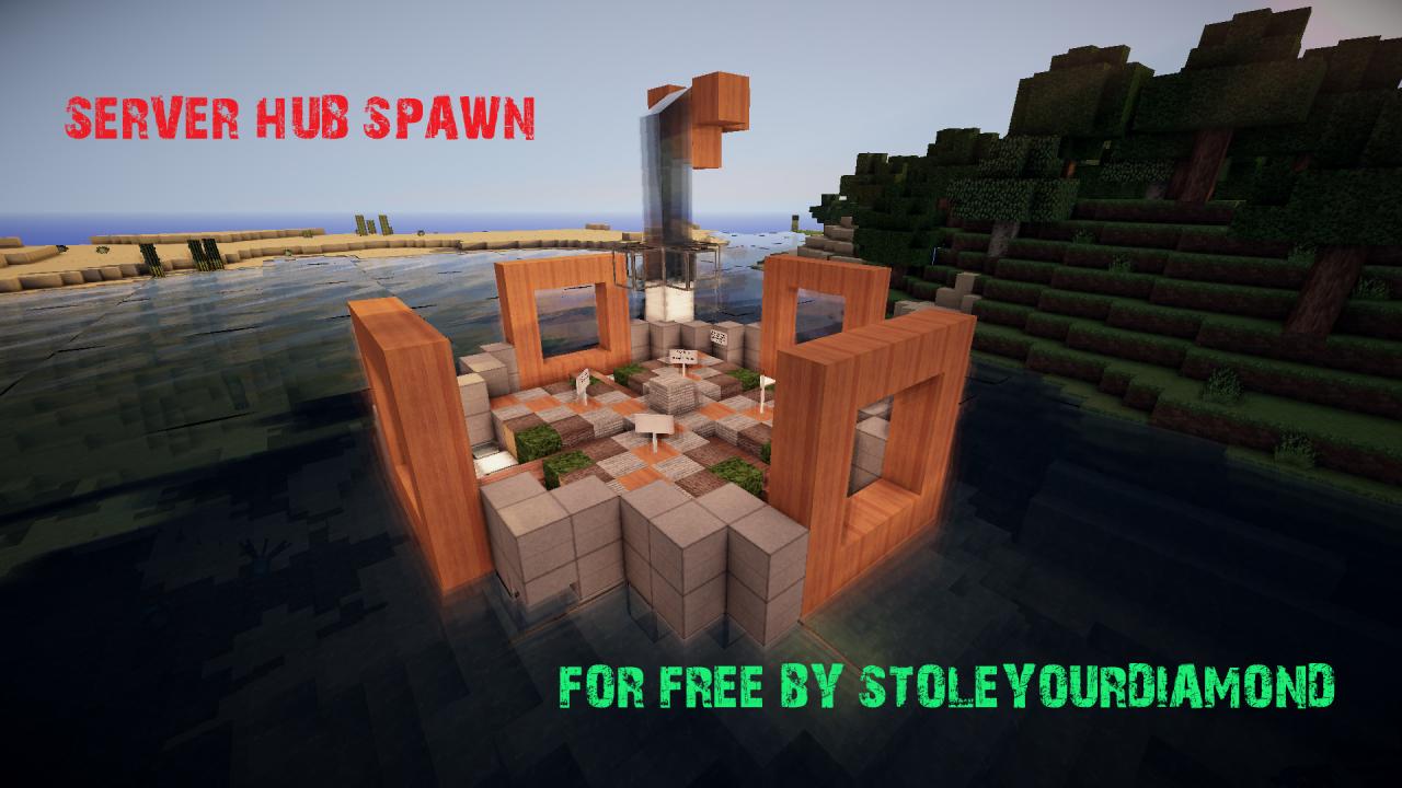 Hub Server Spawn Minecraft Map
