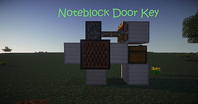 Noteblock Door Key Minecraft Map